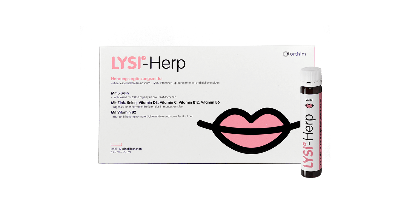 LYSI®-HERP: Trinkfläschchen mit 2.000 mg L-Lysin | orthim